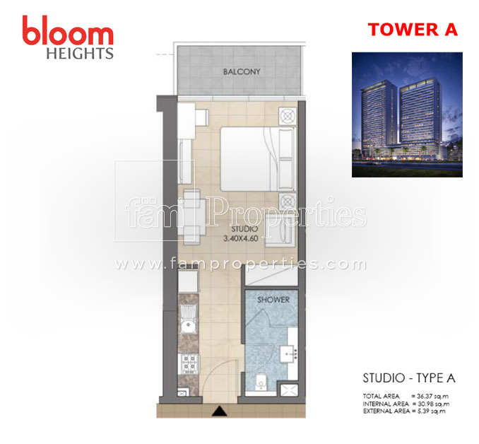 Floor Plans - Bloom Heights Jumeirah Village Circle (JVC) by Bloom Property