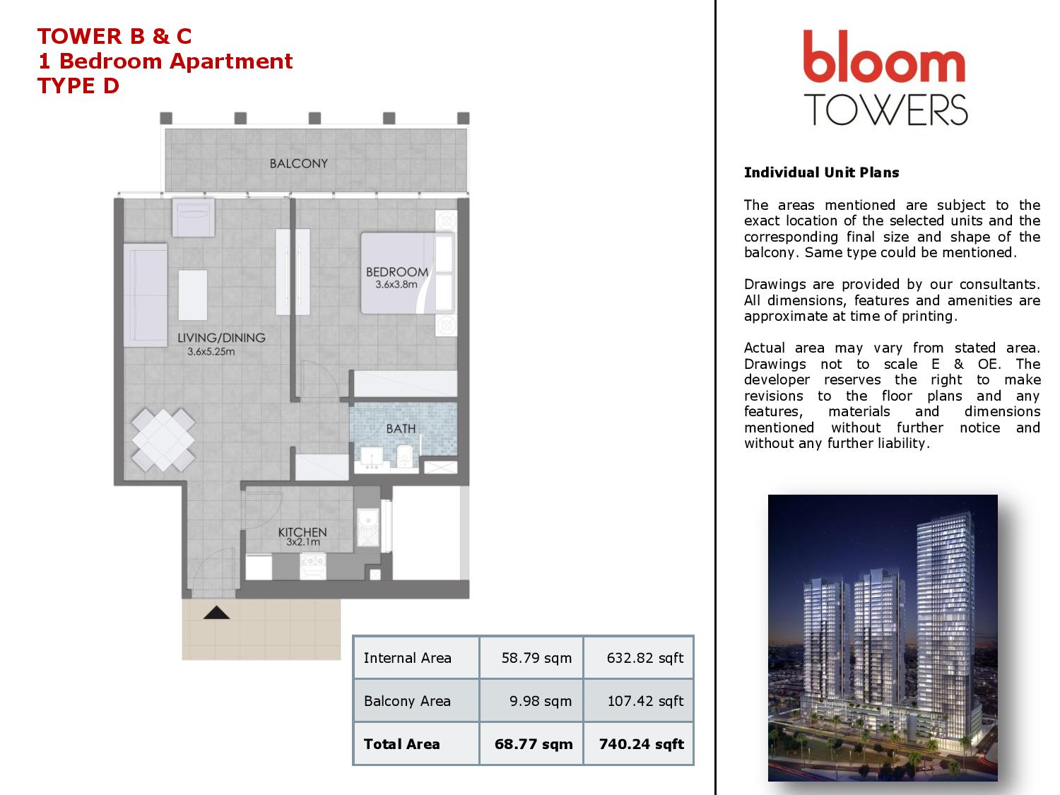 Floor Plans - Bloom Towers Jumeirah Village Circle (JVC) by Bloom Property
