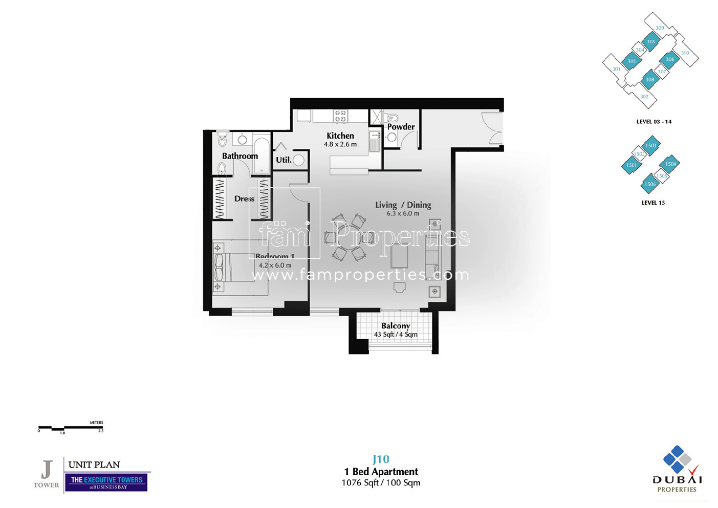 Floor Plans - Executive Towers Business Bay by Dubai Properties