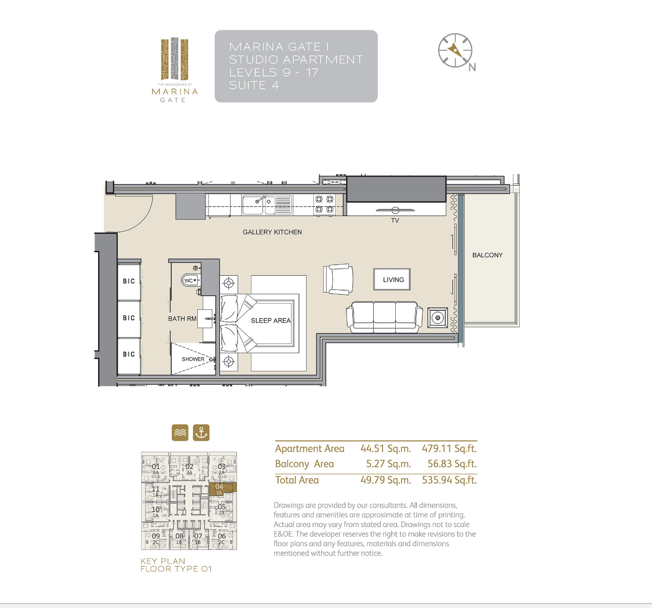 Floor Plans - Marina Gate Dubai Marina by Select Group