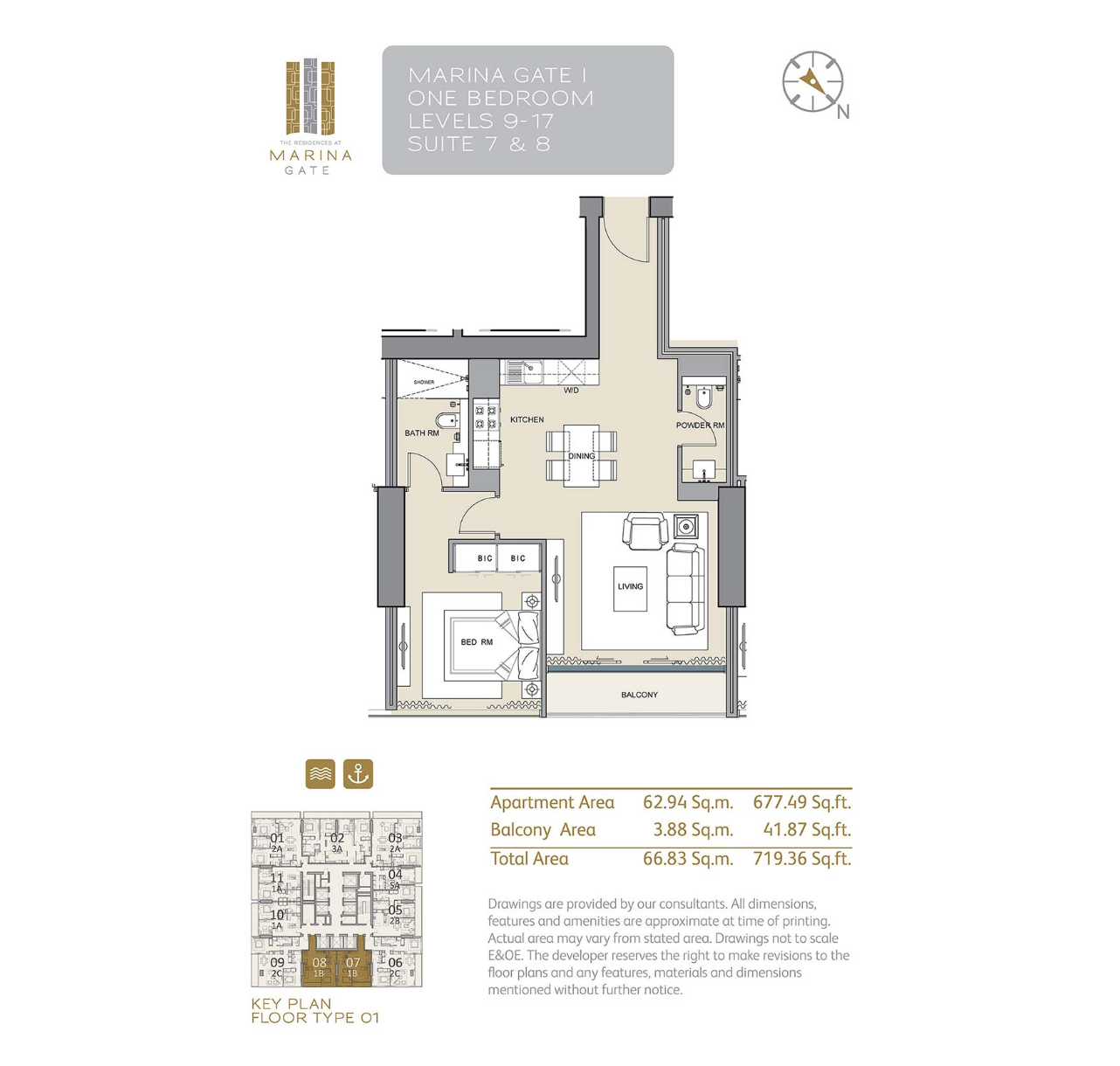 Floor Plans - Marina Gate Dubai Marina by Select Group