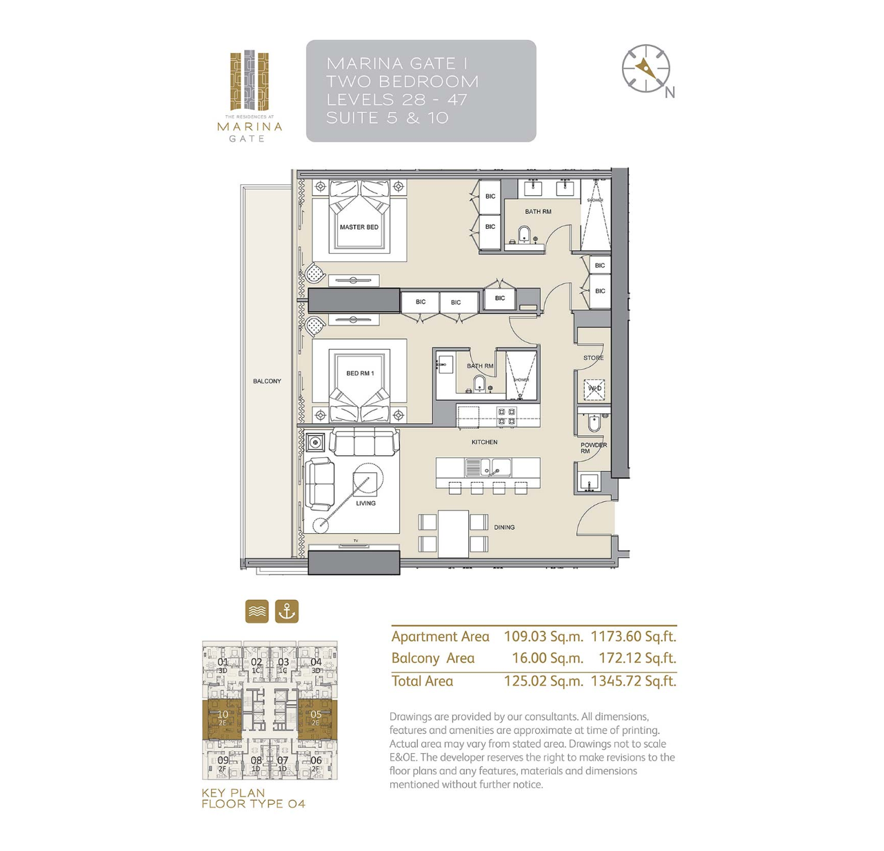 Floor Plans - Marina Gate Dubai Marina by Select Group
