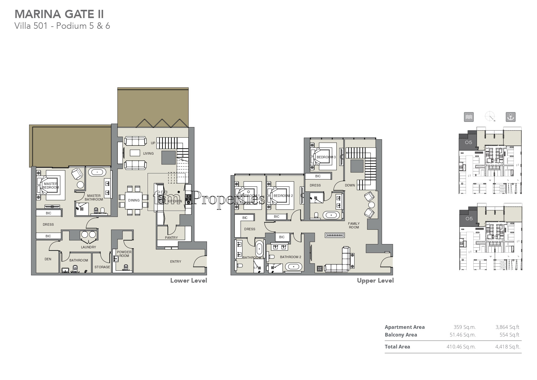 Floor Plans - Marina Gate Dubai Marina by Select Group