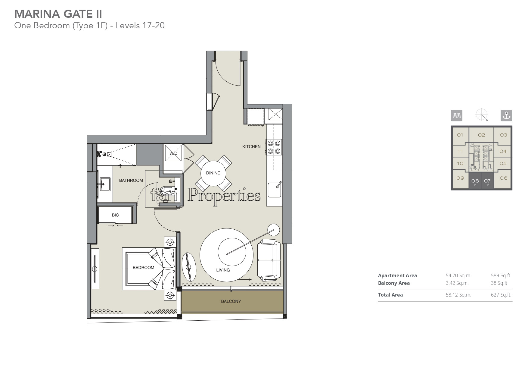 Floor Plans - Marina Gate Dubai Marina by Select Group
