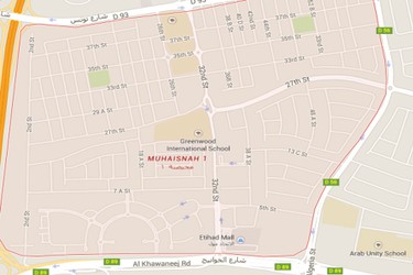 Al Muhaisnah 1 location map in Muhaisnah
