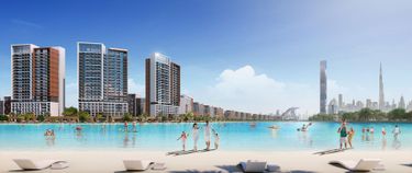 Azizi Riviera Beachfront location map in Meydan