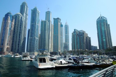 Marina Heights location map in Dubai Marina